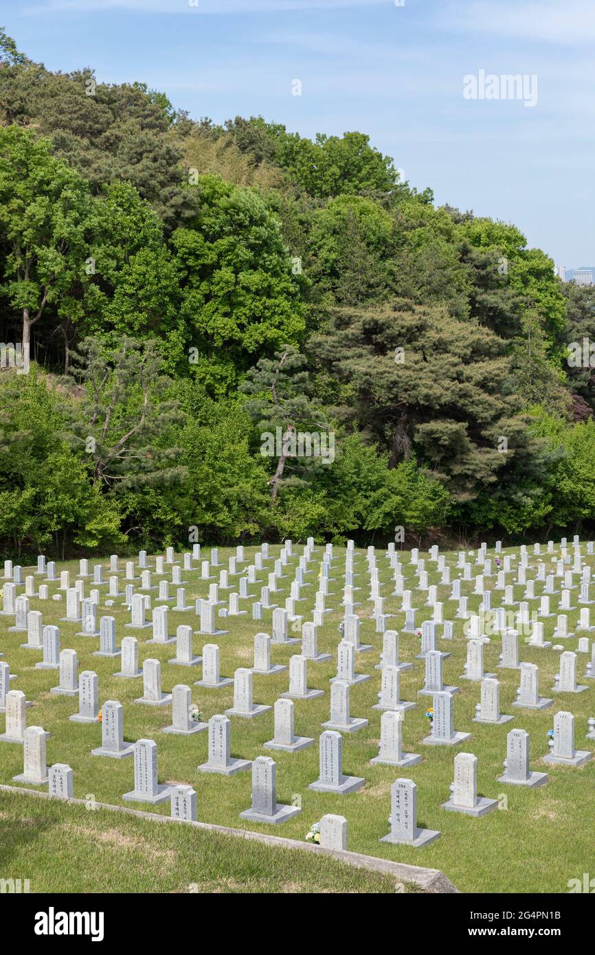 Republic Of Korea National Cemetery High Resolution Stock Photography ...