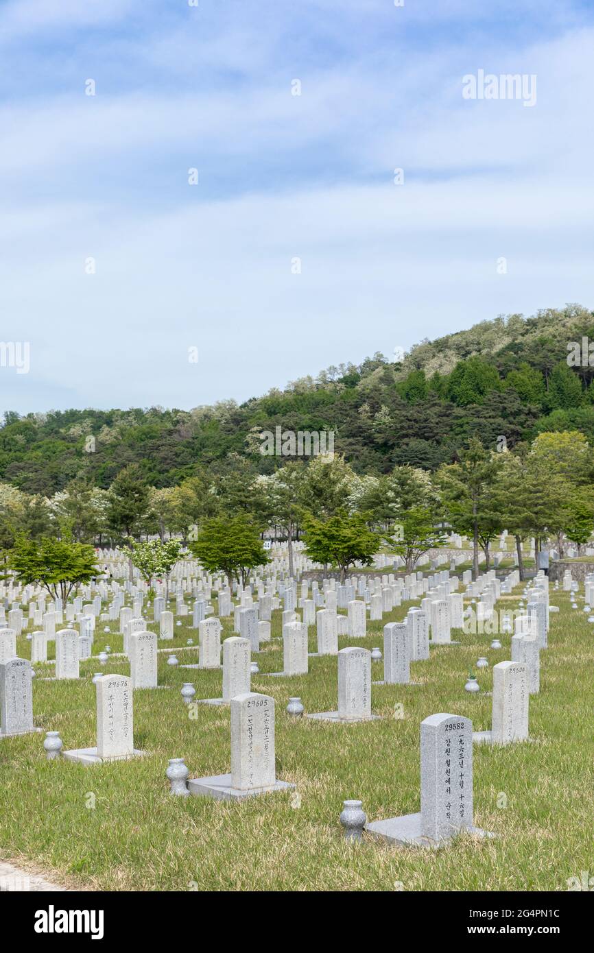 Republic Of Korea National Cemetery High Resolution Stock Photography ...