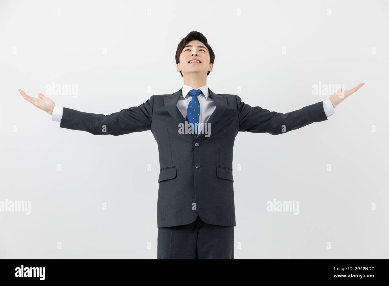 Success achieved handsome young hi-res stock photography and images - Alamy