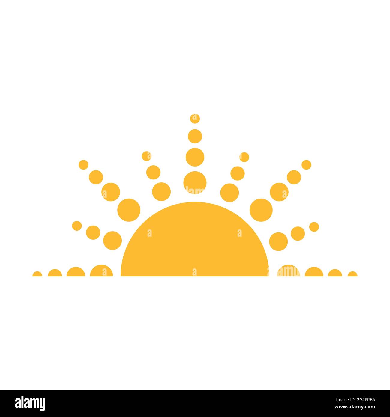 Half setting Stock Vector Images - Alamy