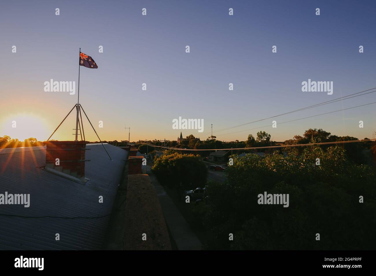 Australian flag flags hi-res stock photography and images - Alamy