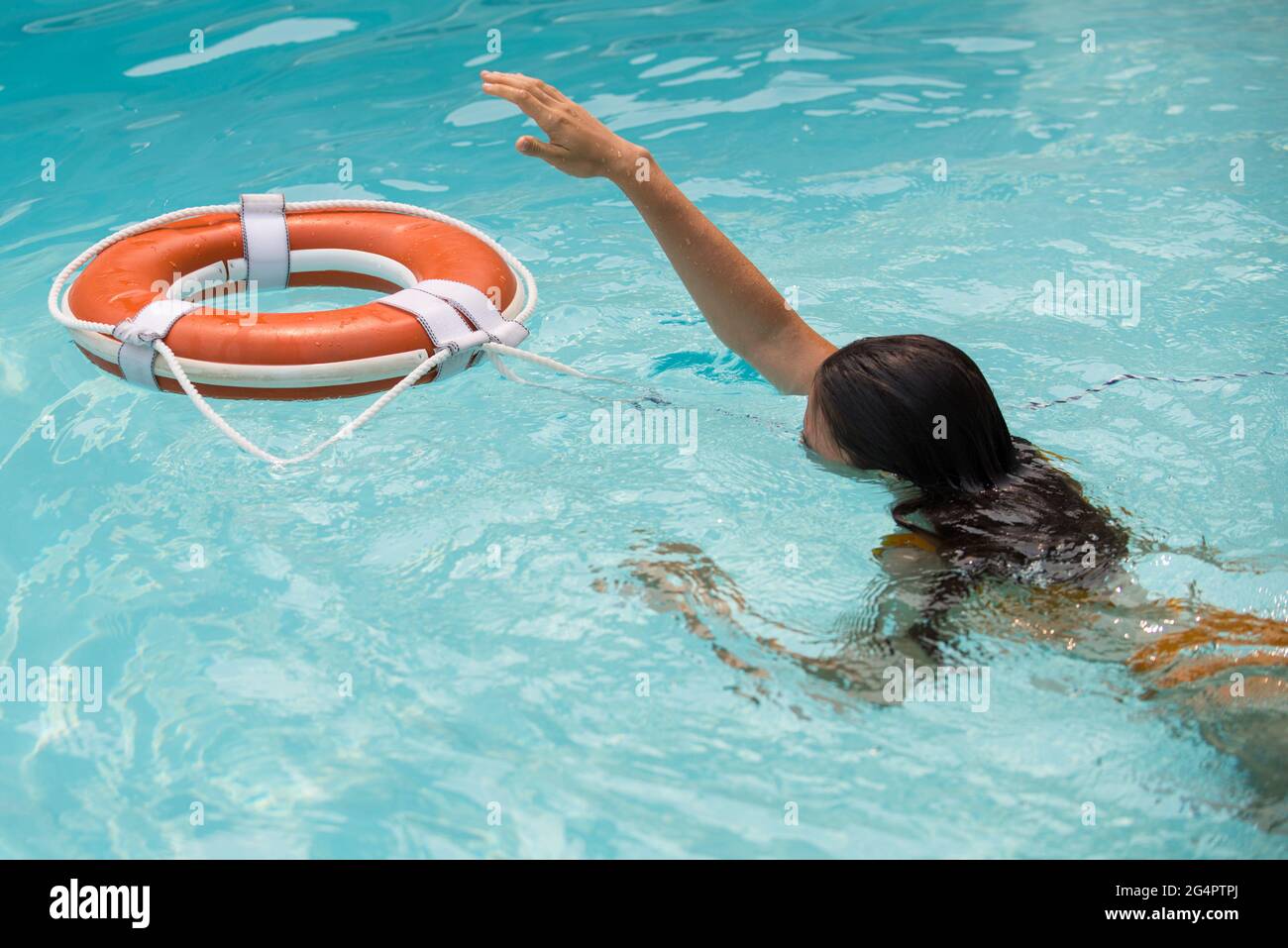 Girl Underwater Drowning