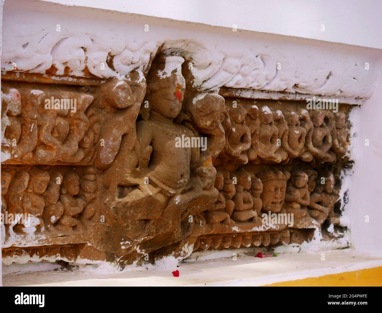 History art stone lords statue in kanhwara shiva temple katni, Madhya ...