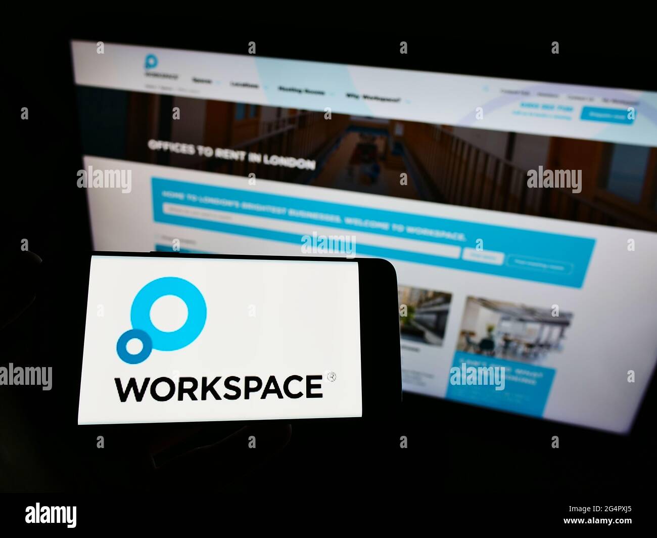 Workspace logo hi-res stock photography and images - Alamy