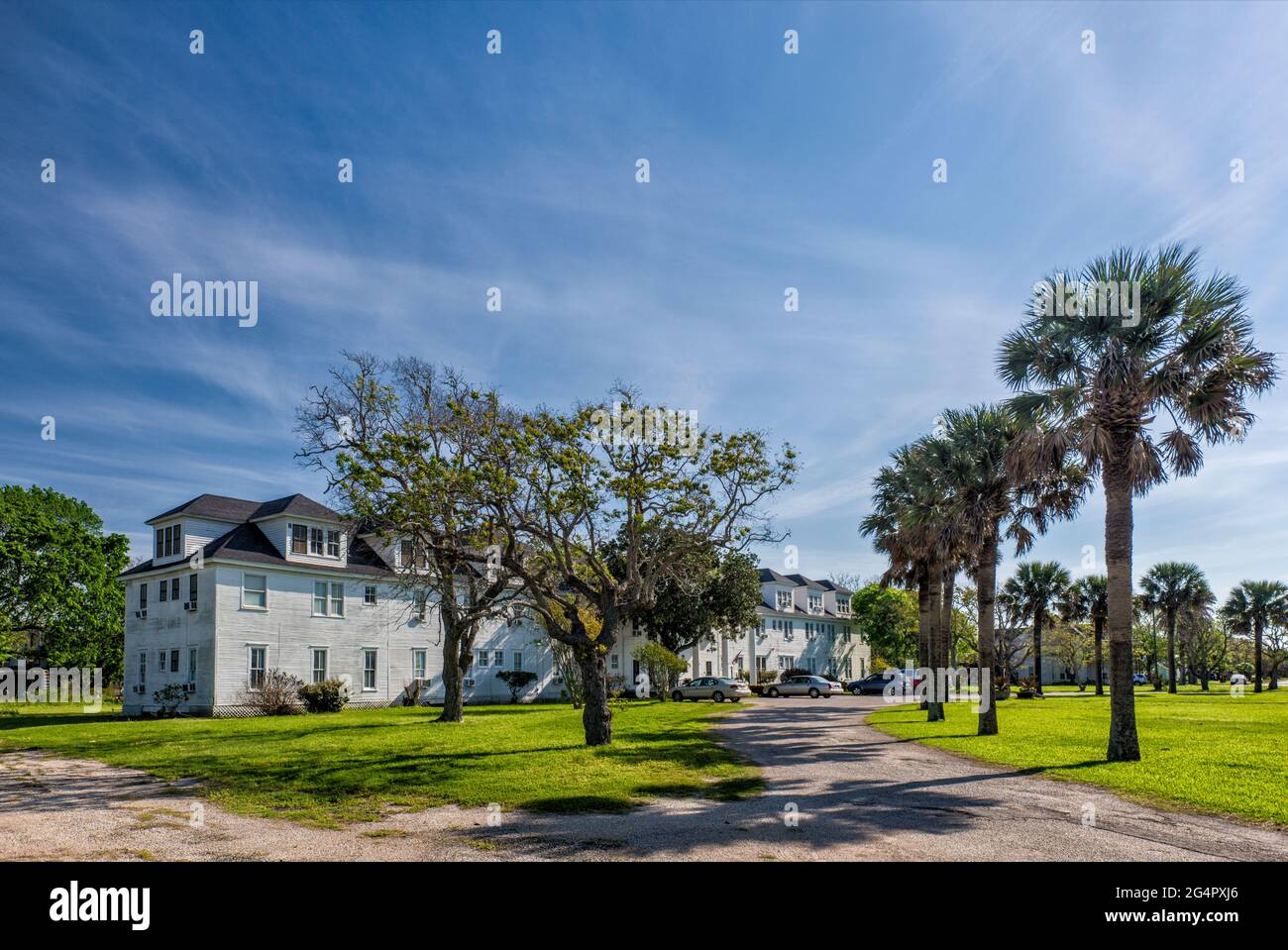 The Luther Hotel, 1903, historic hotel in Palacios, Texas, USA Stock ...