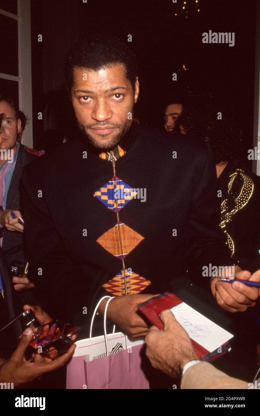 BEVERLY HILLS,CA - NOVEMBER 13: Laurence Fishburne at the 1991 Nancy ...