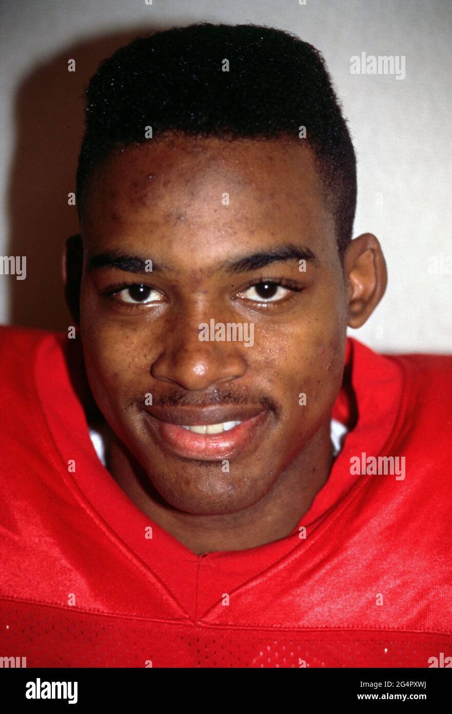 Andre Ware 1989. Credit: Ralph Dominguez/MediaPunch Stock Photo - Alamy