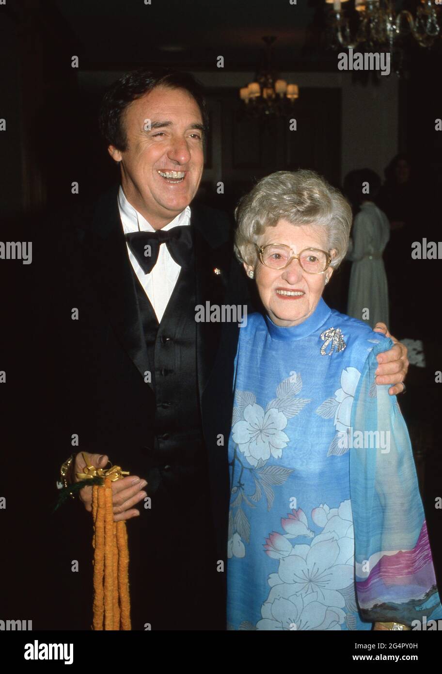 BEVERLY HILLS, CA - FEBRUARY 6: Actor Jim Nabors and mother Mavis ...