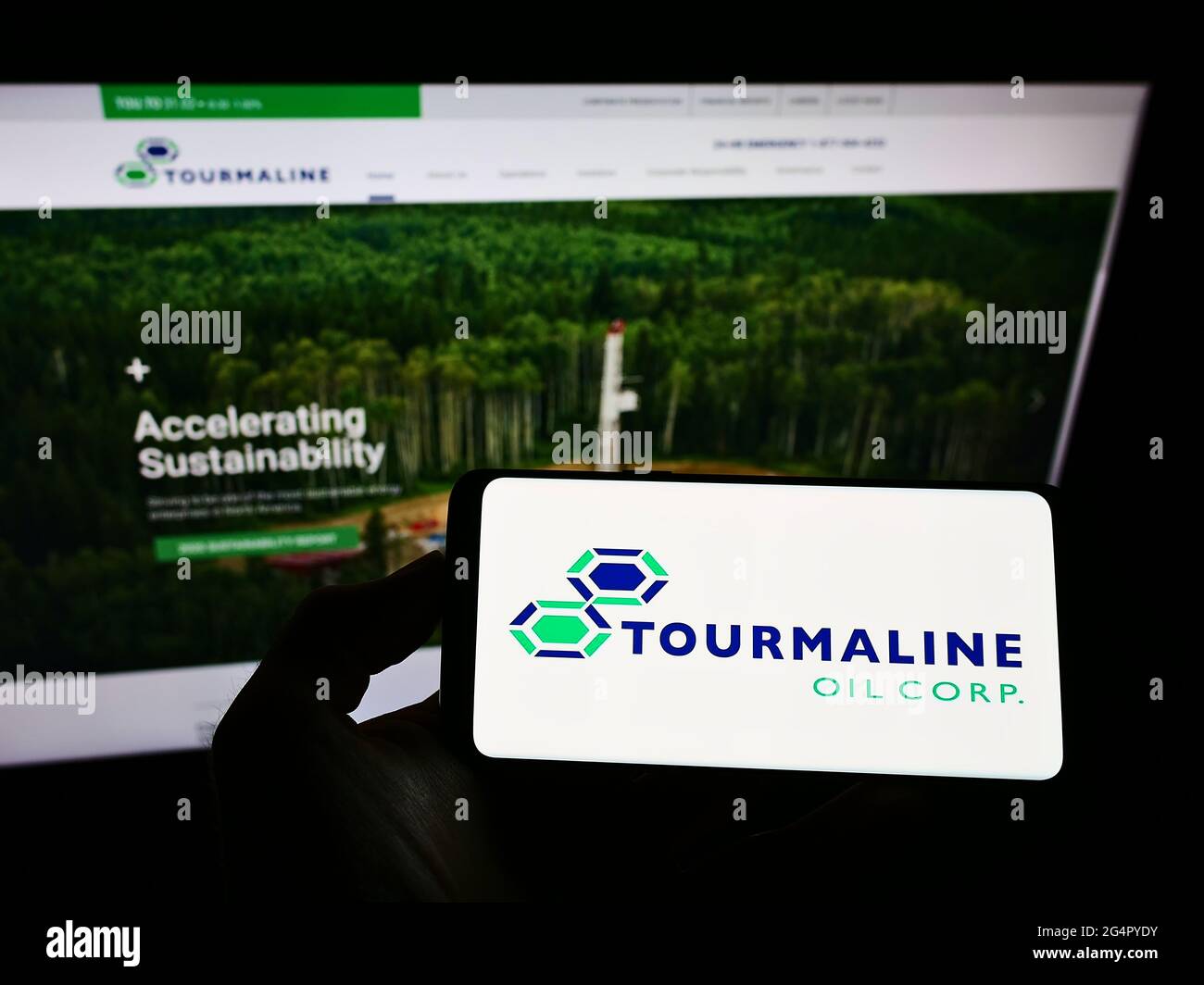 Tourmaline oil corp hi-res stock photography and images - Alamy