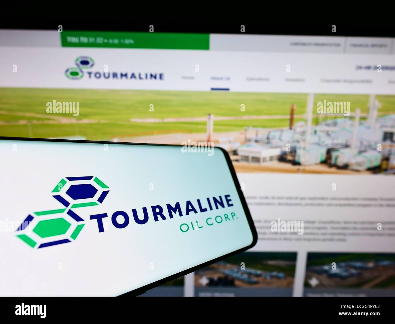 Tourmaline oil logo hi-res stock photography and images - Alamy