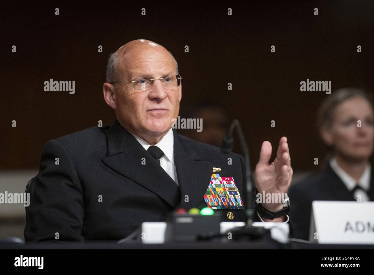 Chief of naval operations admiral gilday hi-res stock photography and ...