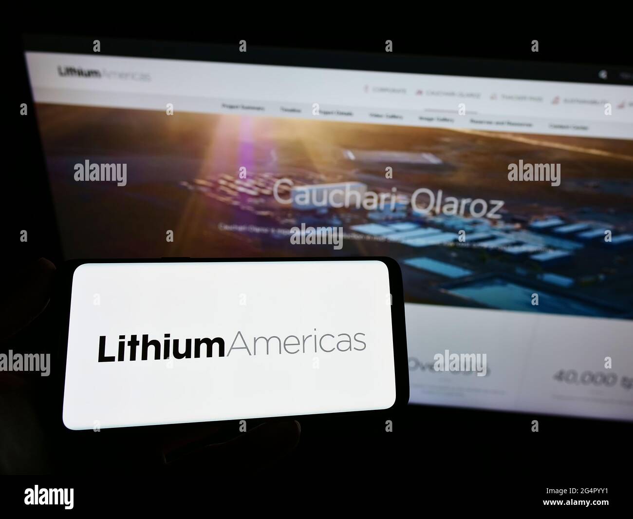 Lithium americas hi-res stock photography and images - Alamy