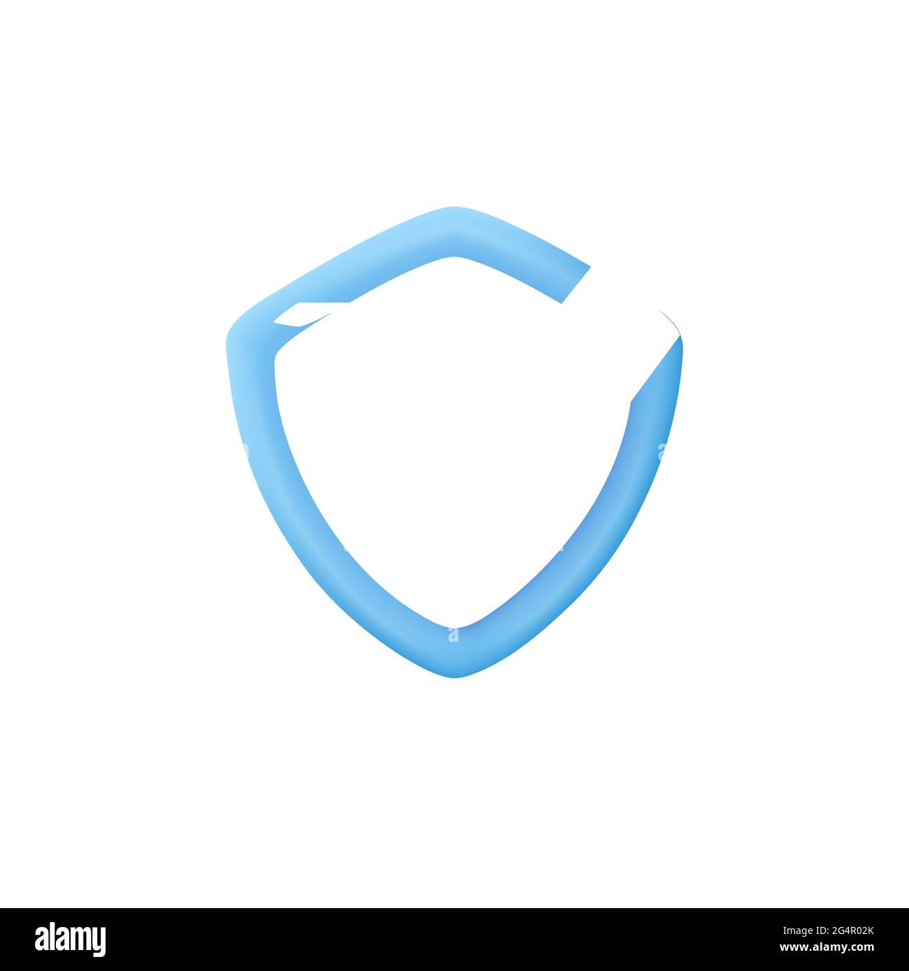 Copywriting, writing icon. Shield with pencil. Creative writing and ...