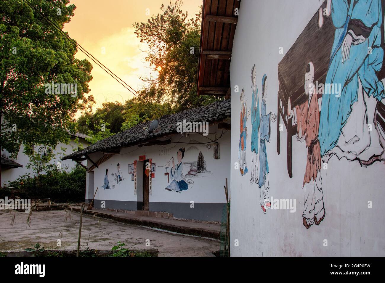 Chongqing rural beautiful scenery Stock Photo - Alamy