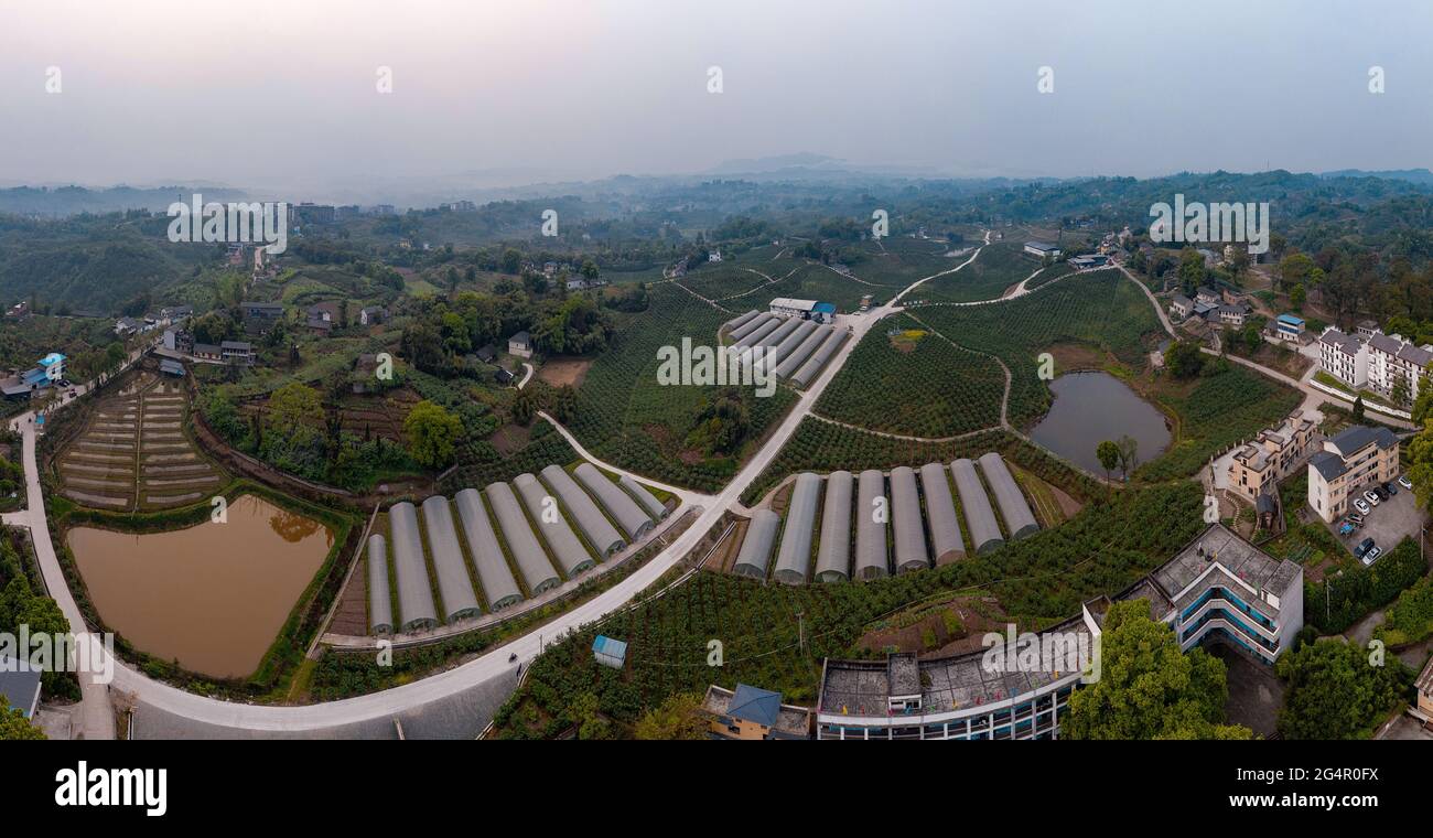 Chongqing rural beautiful scenery Stock Photo - Alamy
