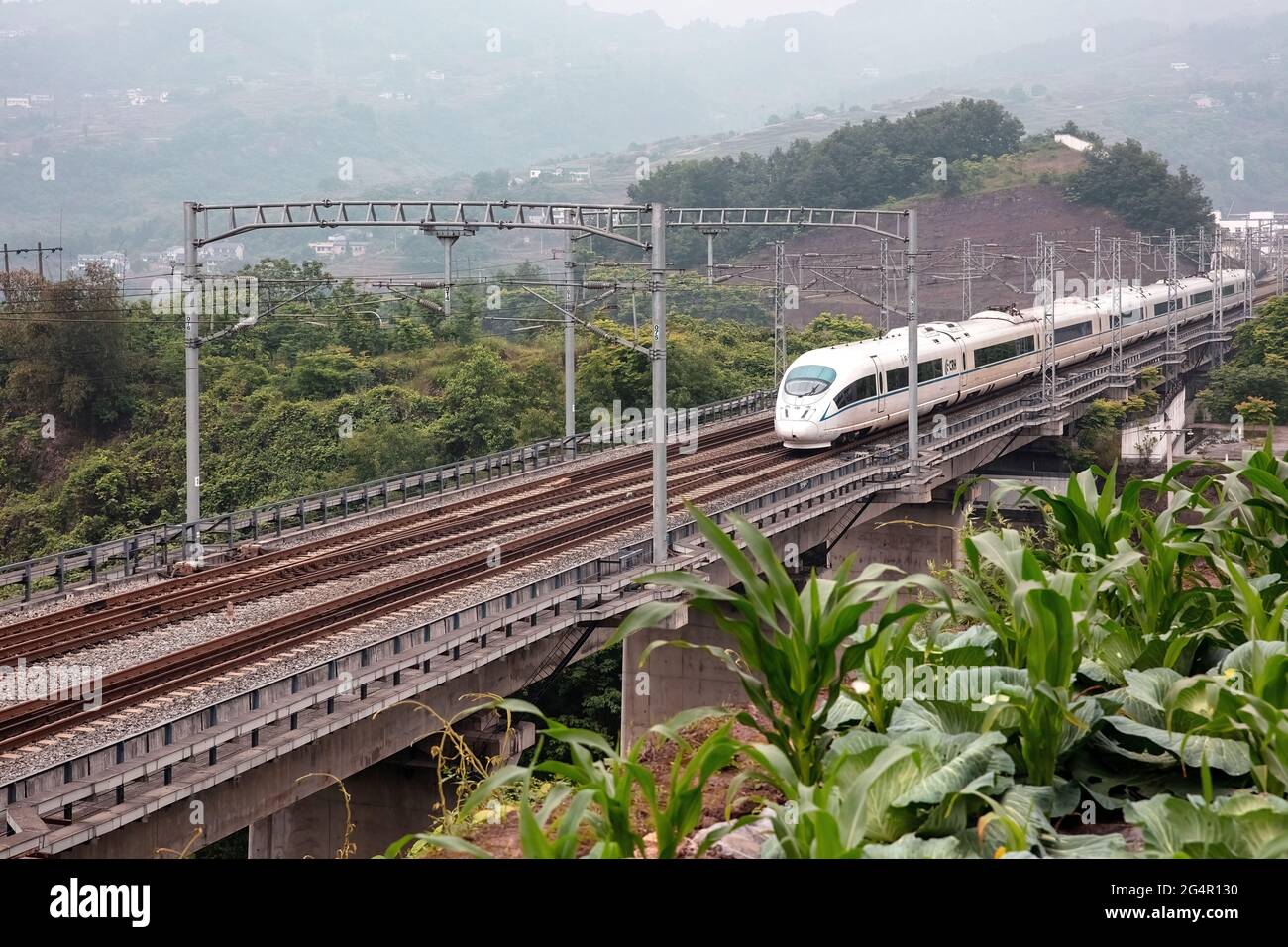 The qijiang count of chongqing water high-speed beauty Stock Photo - Alamy