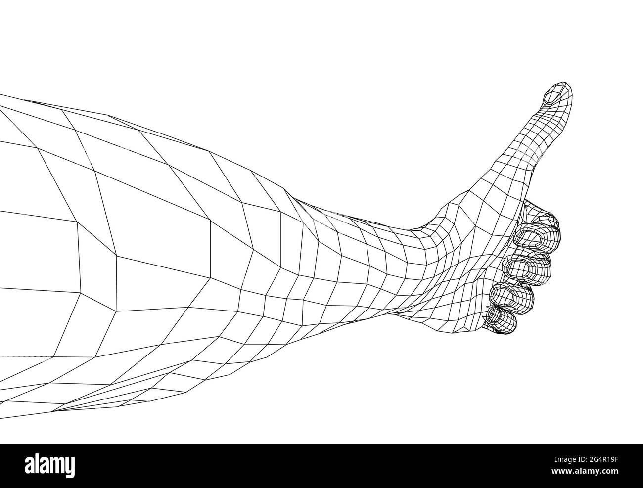 Thumb up hand sign. Vector Stock Vector Image & Art - Alamy