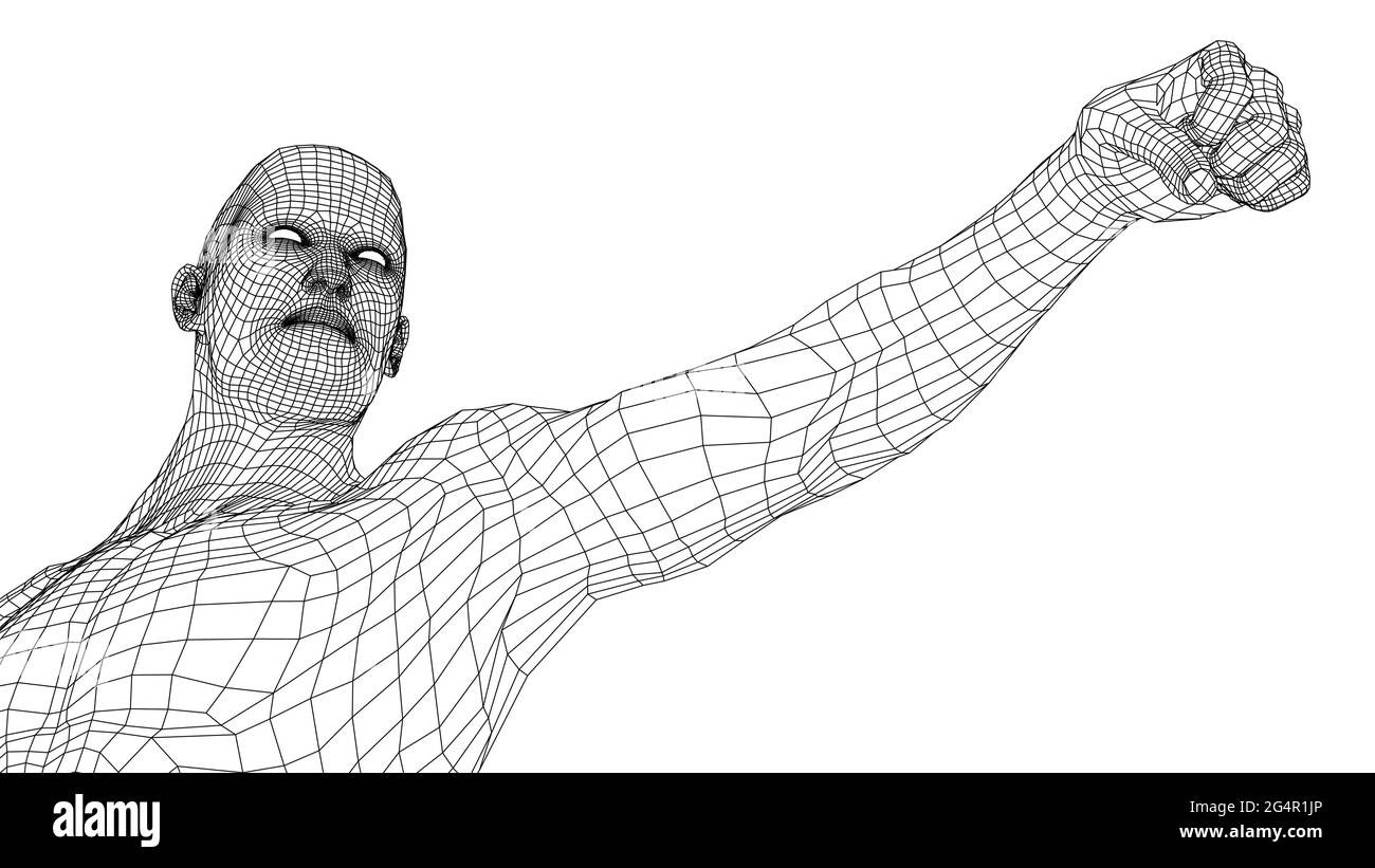 Fist of a young fighter. Vector Stock Vector Image & Art - Alamy