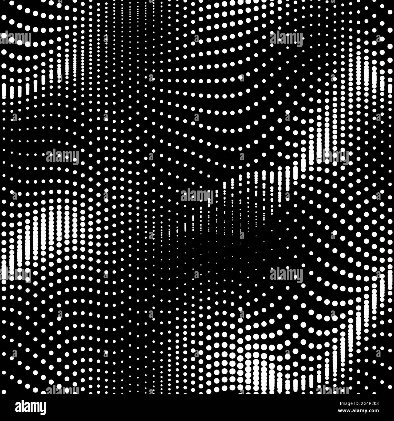 Seamless wavy array of dots pattern for print or digital use Stock ...