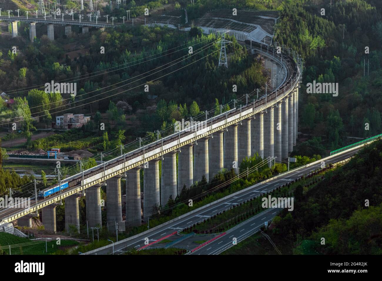 "The dragon" prance out of the mountain Stock Photo - Alamy