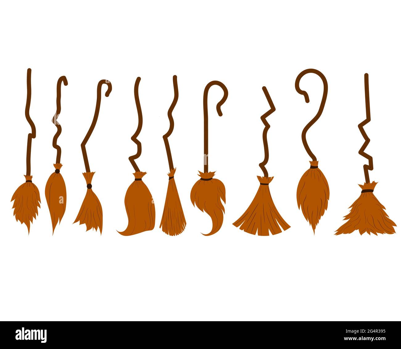 Halloween Witch Broom Clipart