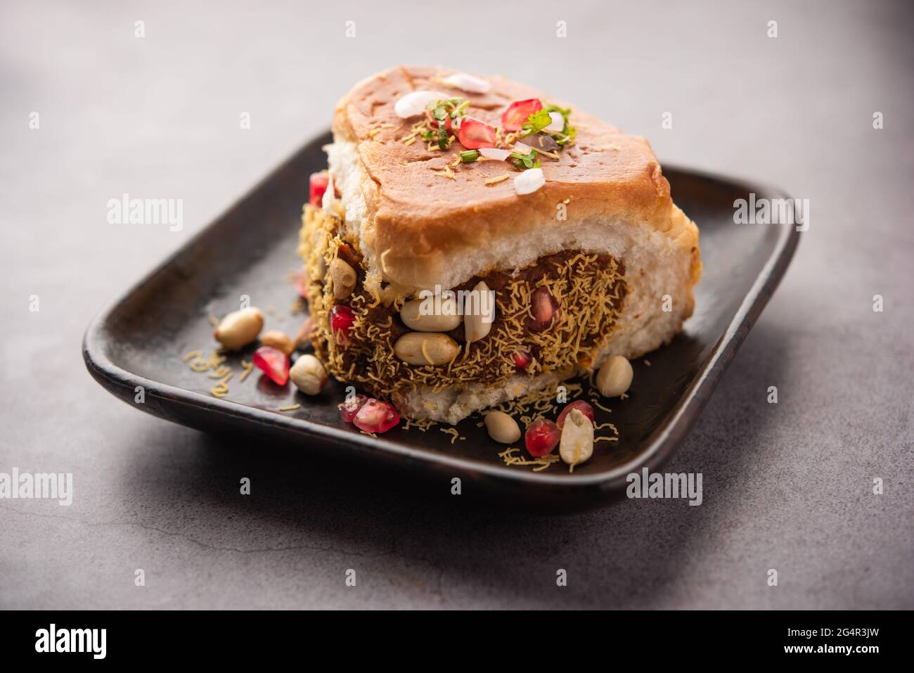 Dabeli, kutchi dabeli or double roti is a popular snack food of India ...