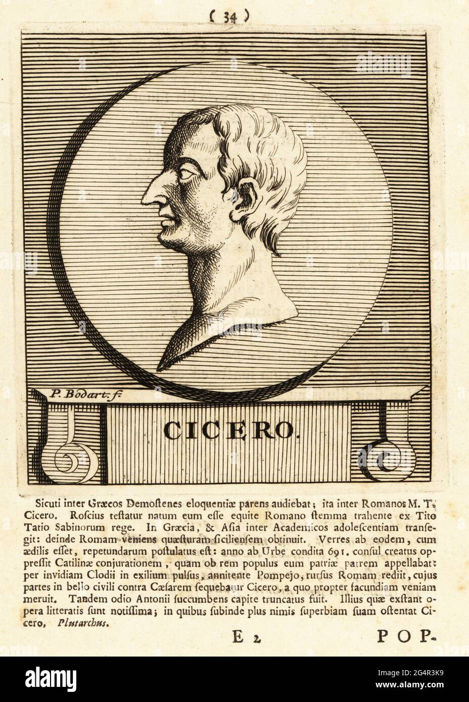 Marcus tullius the roman writer hi-res stock photography and images - Alamy