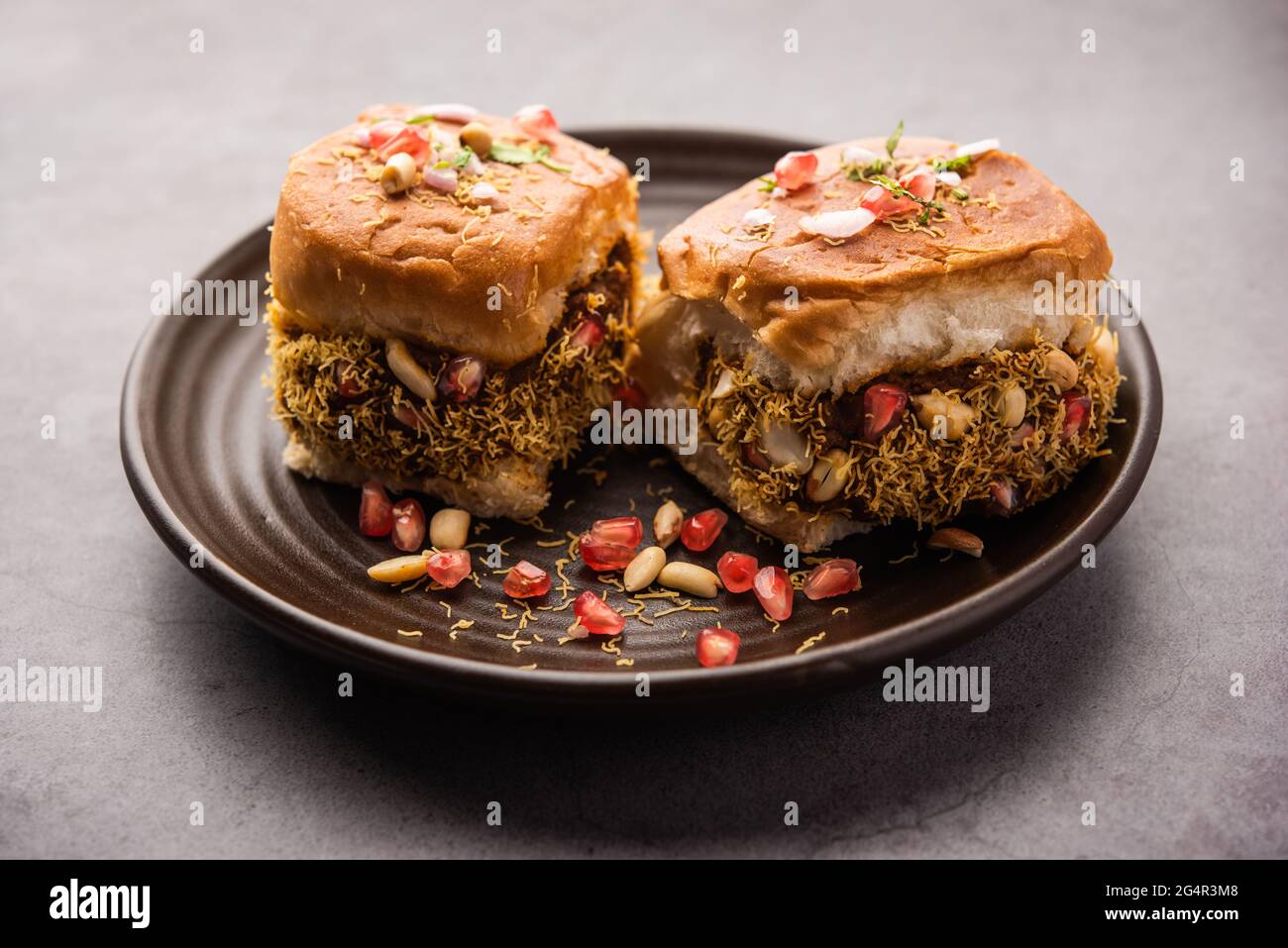 Dabeli, kutchi dabeli or double roti is a popular snack food of India ...