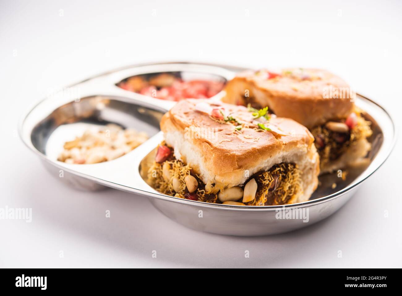 Dabeli, kutchi dabeli or double roti is a popular snack food of India ...