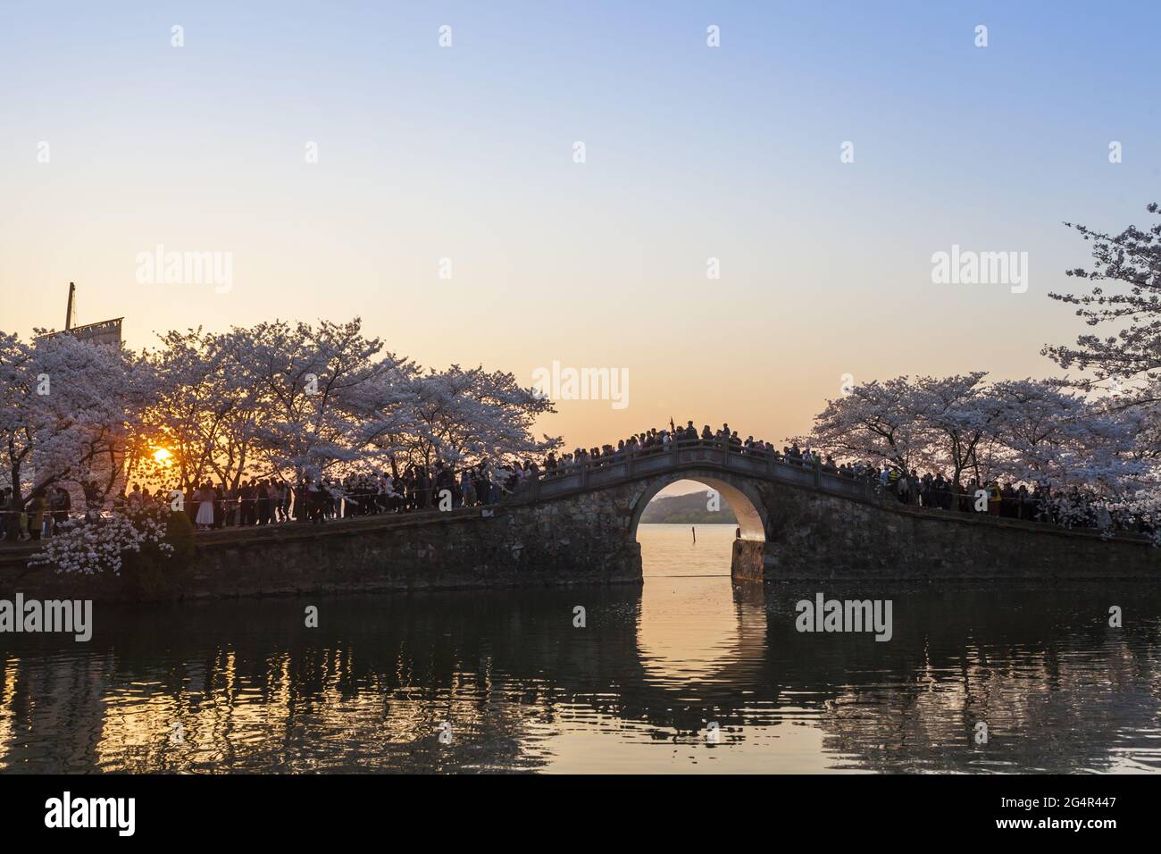 Jiangnan famous scenic spot - the turtle head isle Stock Photo - Alamy