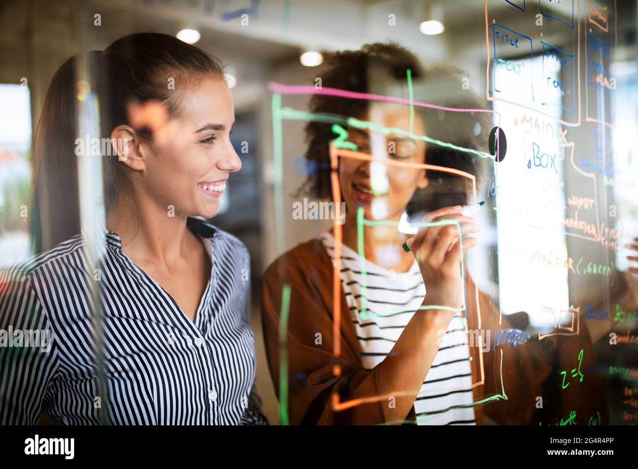 Technology software business office programming people concept Stock ...