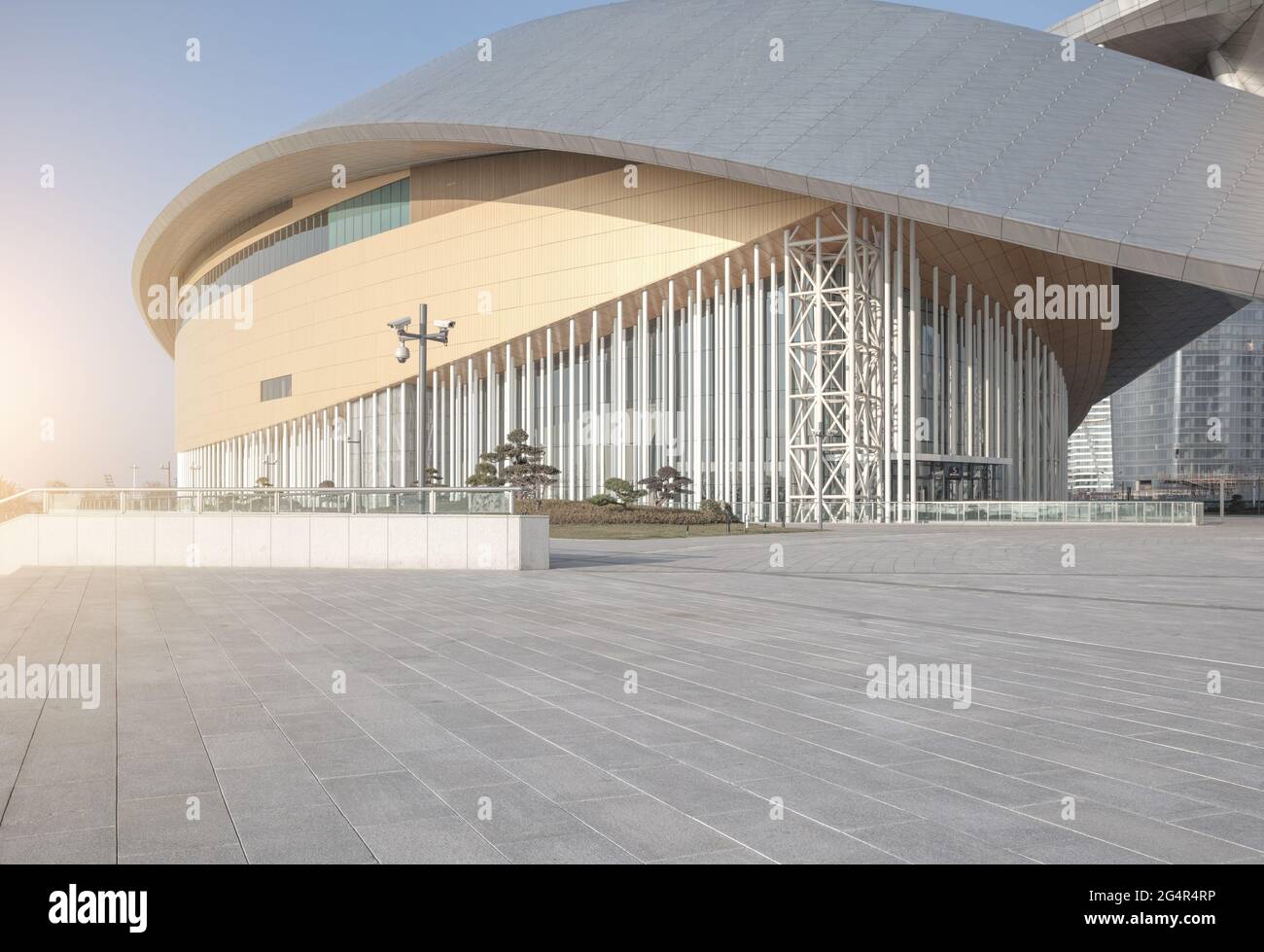 Modern landscape pavement Stock Photo - Alamy