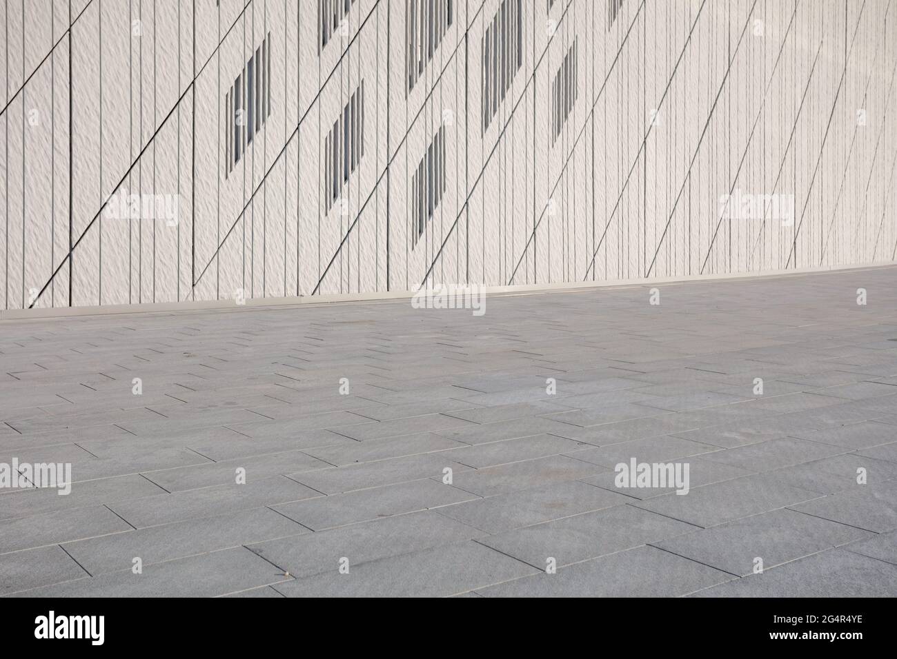 Modern landscape pavement Stock Photo - Alamy