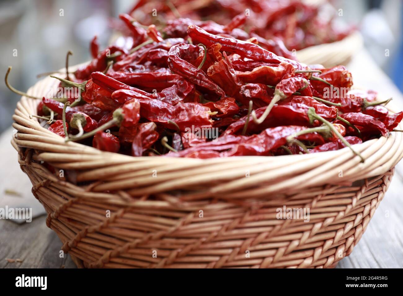 Dry red chilli Stock Photo - Alamy