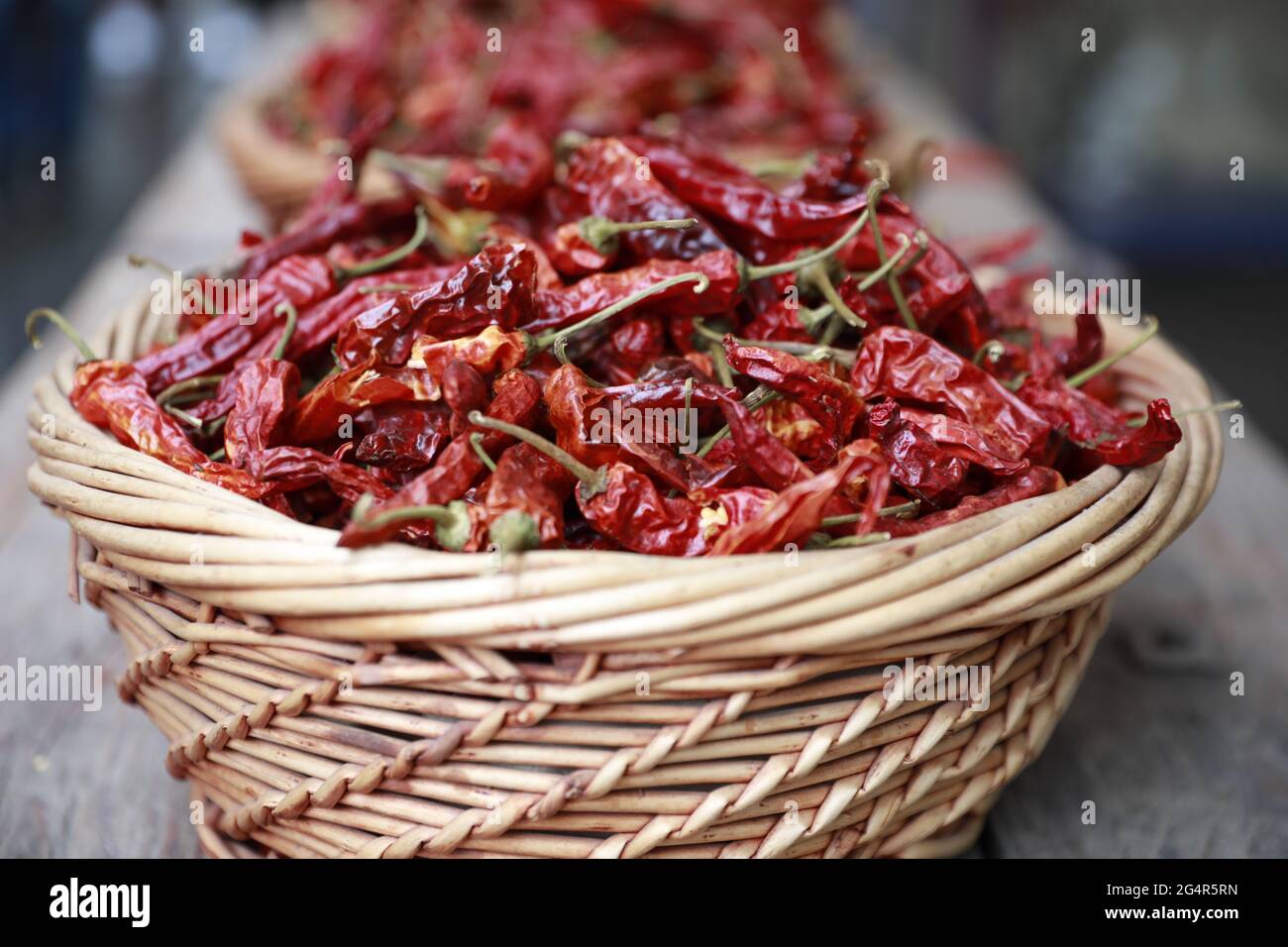 Dry red chilli Stock Photo - Alamy
