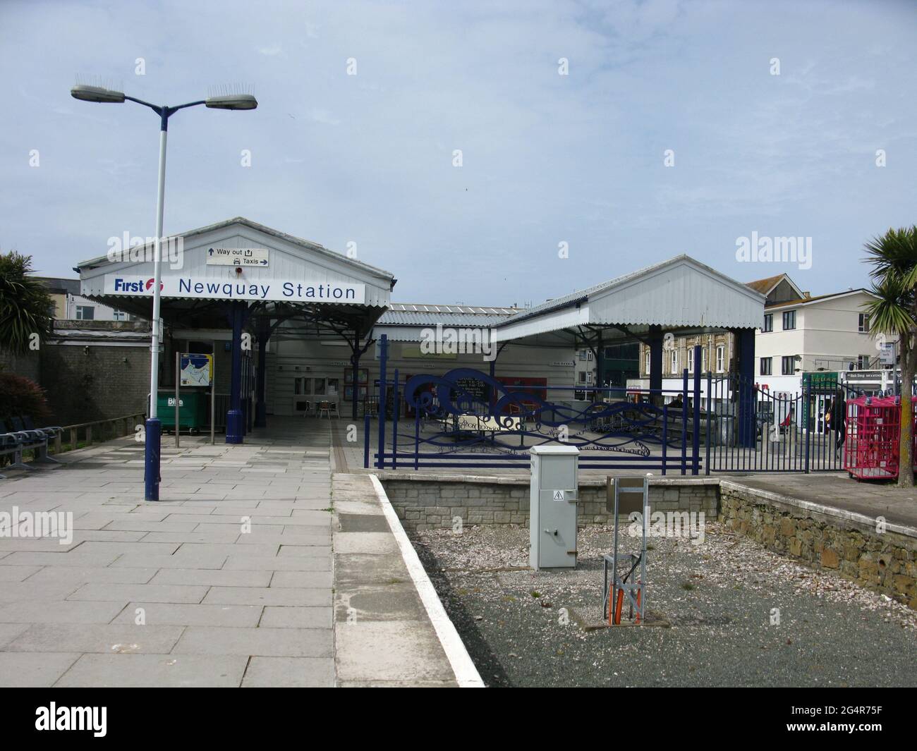 Newquay train station. South west coast path. North Cornwall. West ...