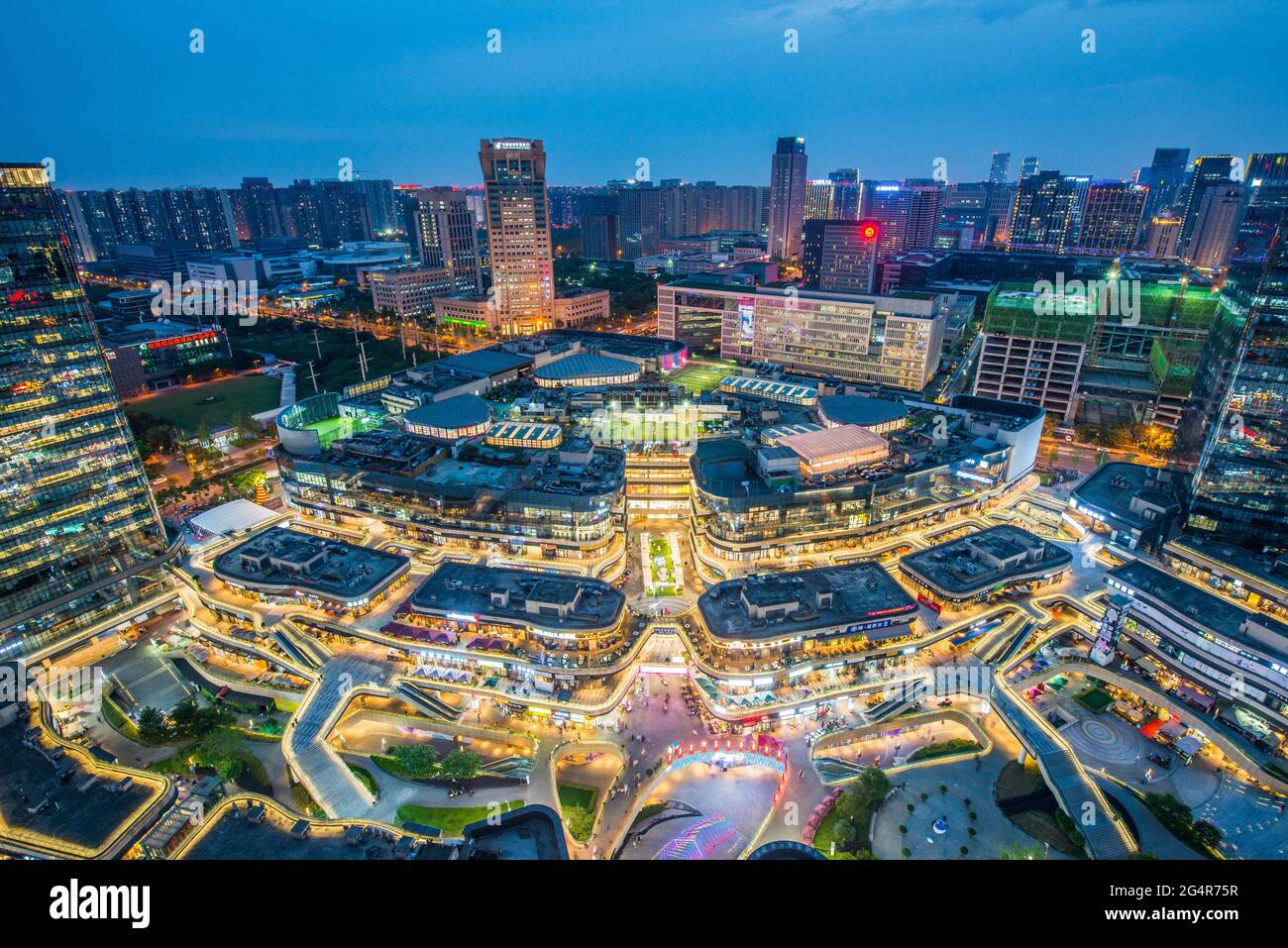 Chengdu Yintai city scenery Stock Photo - Alamy