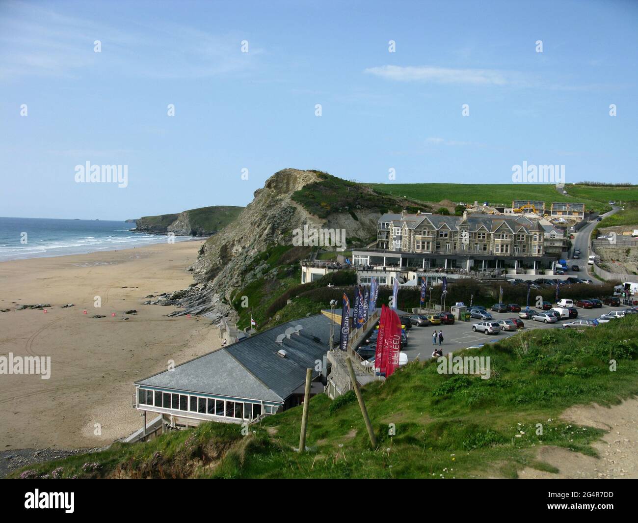 Watergate Beach. Watergate Bay. South west coast path. North Cornwall ...