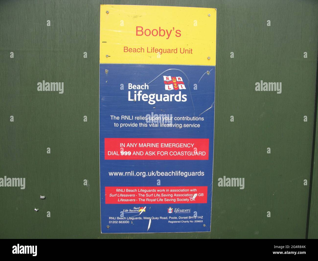 Lifeguard unit sign hi-res stock photography and images - Alamy