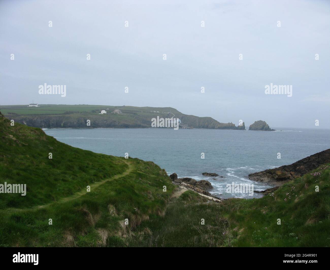 South west coast path. North Cornwall. West country. England. UK Stock ...