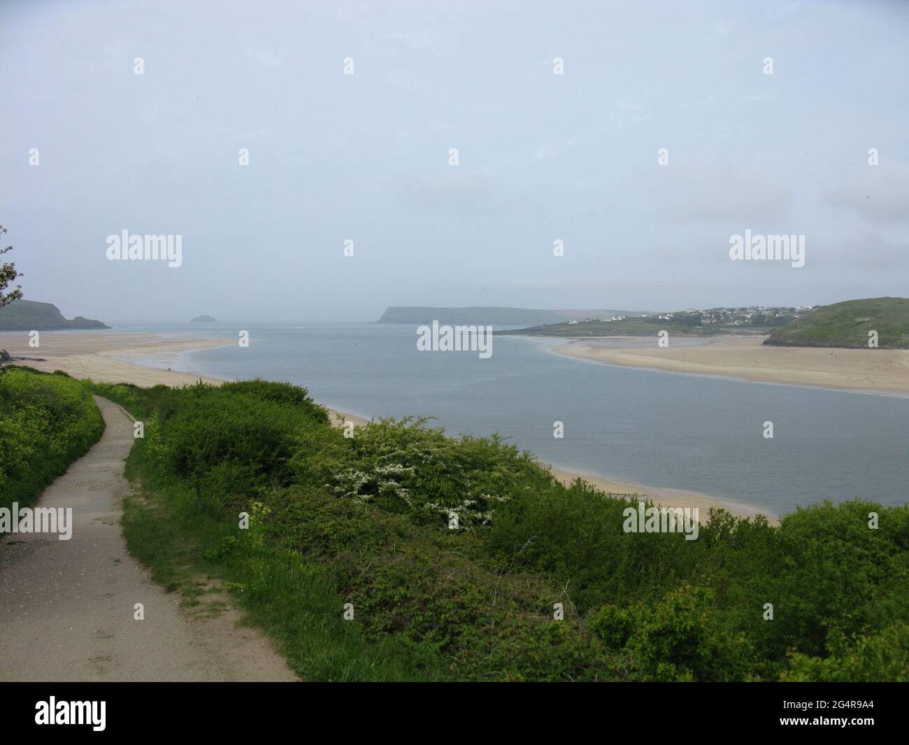 South west coast path. North Cornwall. West country. England. UK Stock ...