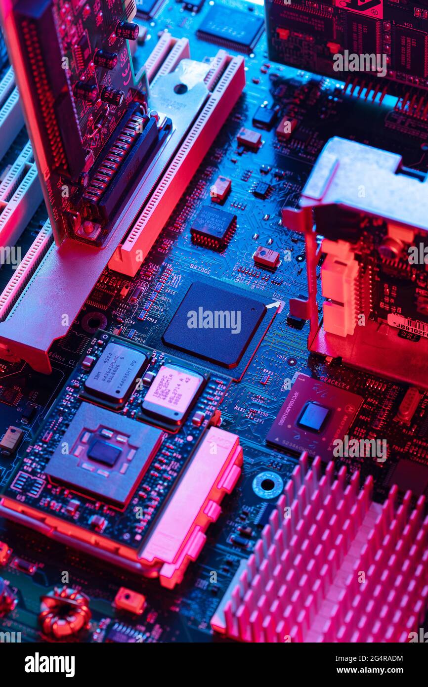 Chip circuit board Stock Photo - Alamy