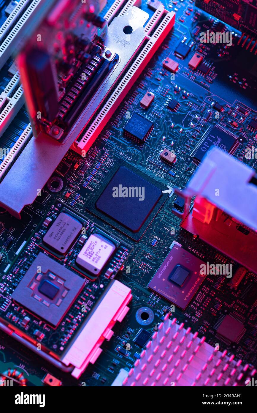 Chip circuit board Stock Photo - Alamy
