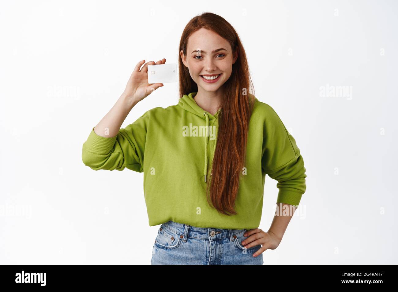 Young girl standing in tiny hi-res stock photography and images - Alamy