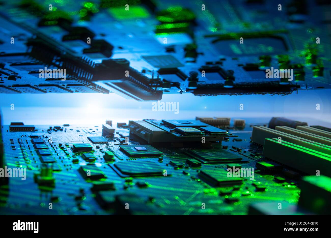 Chip circuit board Stock Photo - Alamy