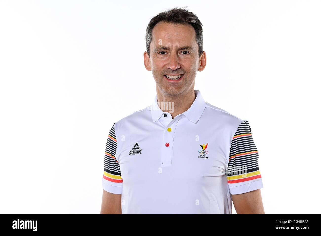 Osteopath Julien Rysman pictured during a photoshoot for the Belgian ...