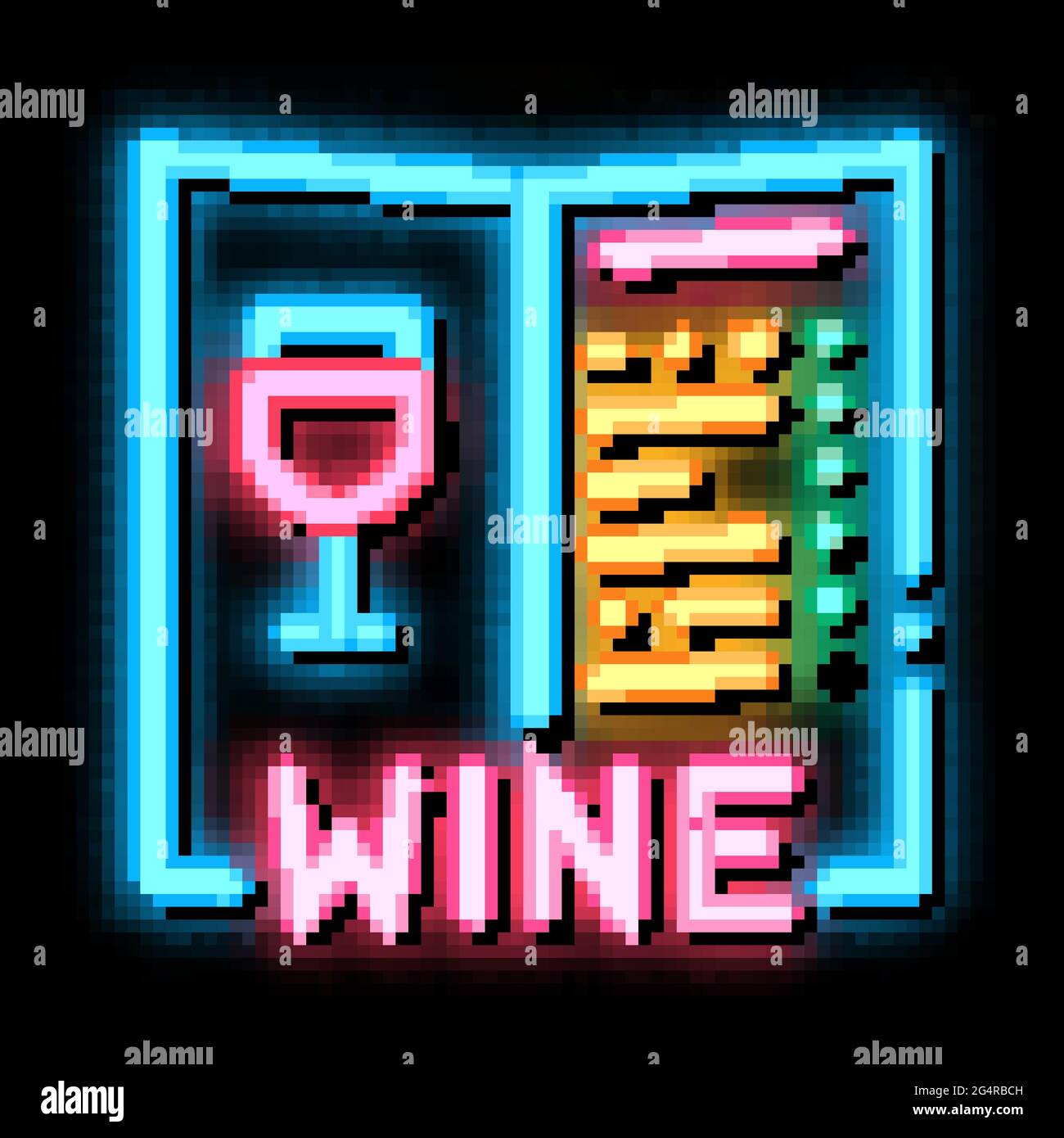 wine map neon glow icon illustration Stock Vector Image & Art - Alamy