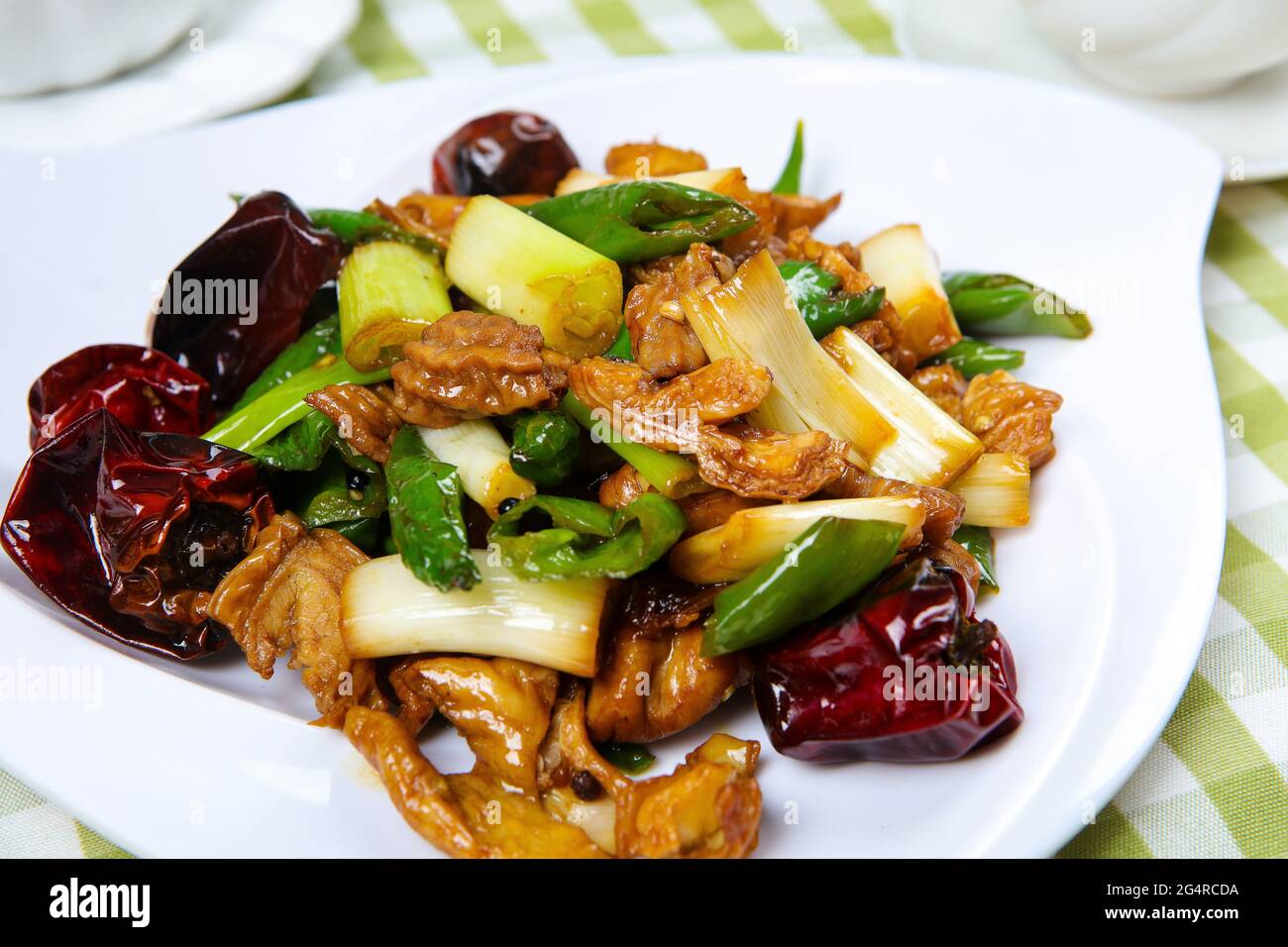 Fried fatty intestine Stock Photo - Alamy