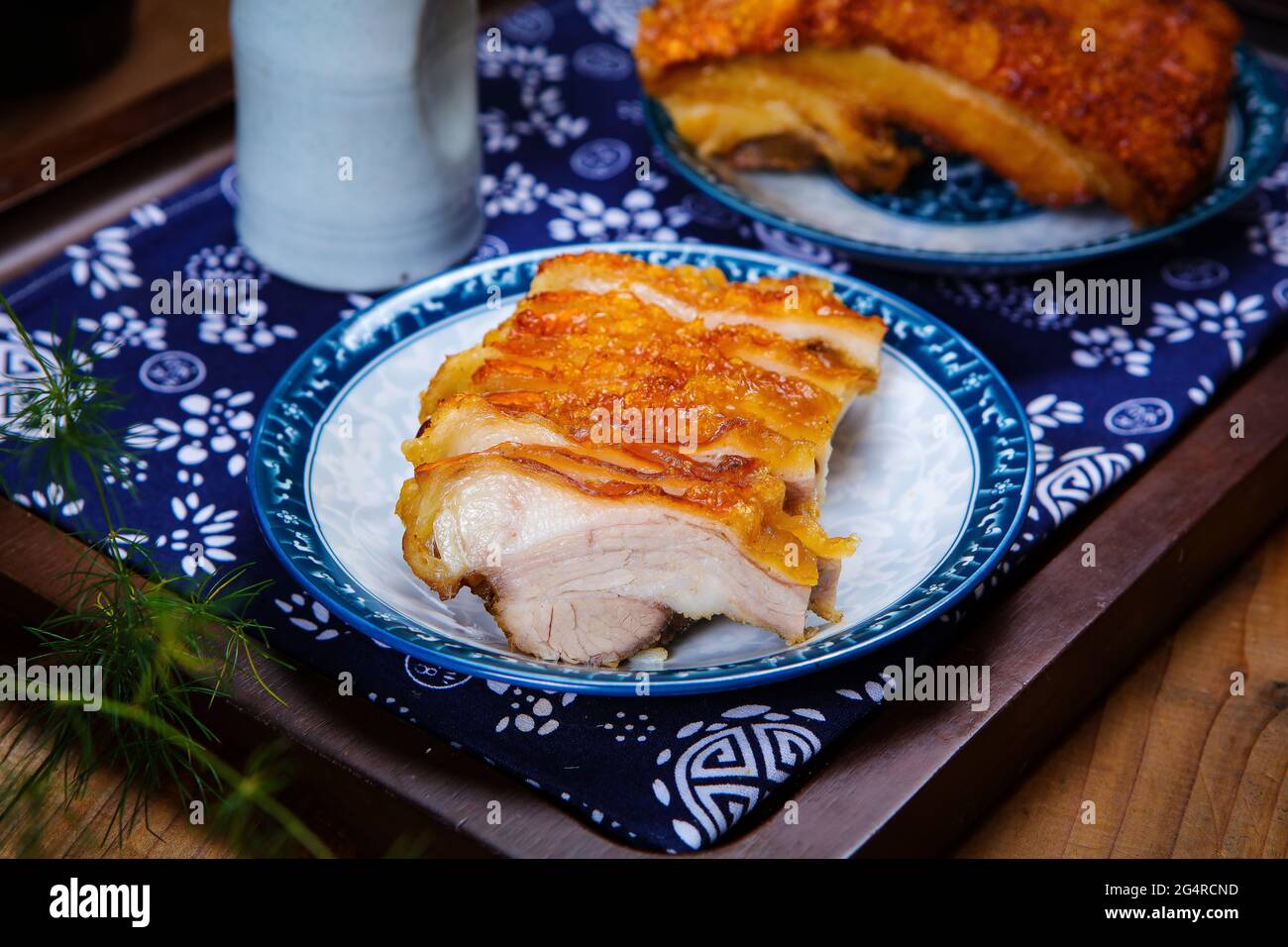 Crispy of burning flesh Stock Photo - Alamy