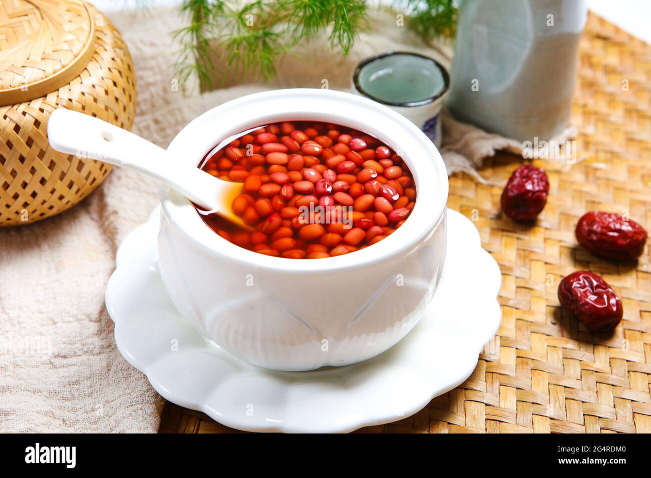Red bean soup Stock Photo - Alamy